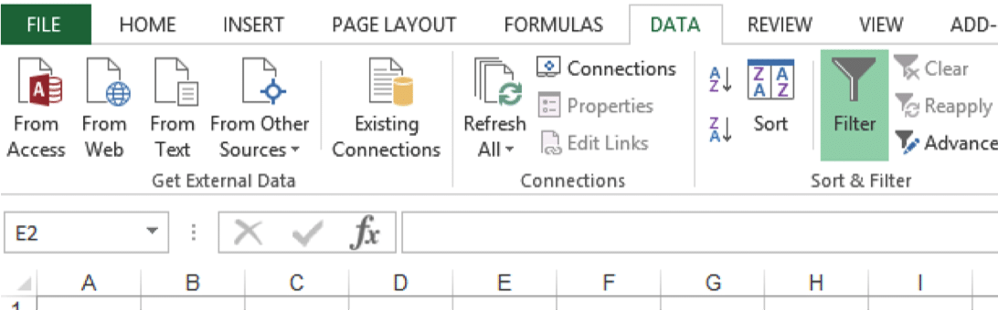 Sort and Filtering Cells in Excel - Voxus PR